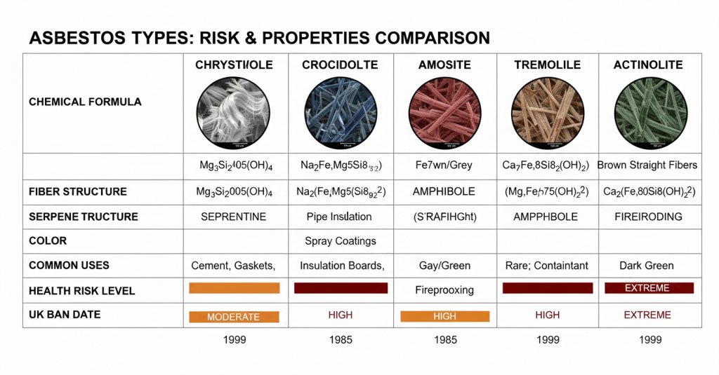 Common Types Of Asbestos: Complete Guide To All 6 Varieties | 2026 ...